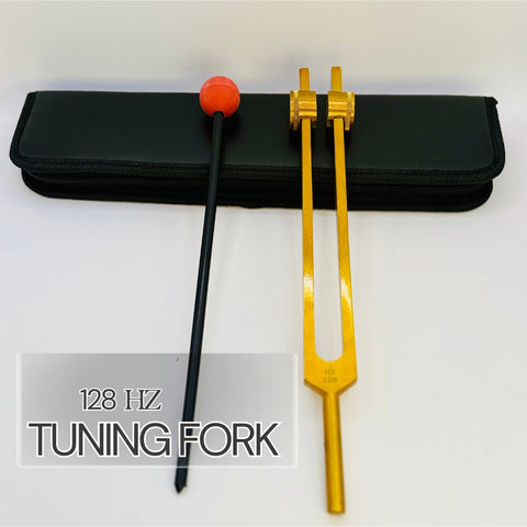 Professional 128Hz Tuning Fork Set for Stress Relief, Medical Use & Ea