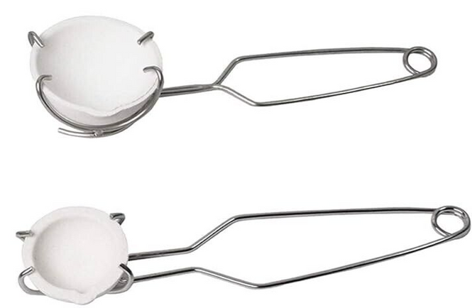 2A Mini Melting Ceramic Crucibles with Handle Tongs for Gold & Silver ...