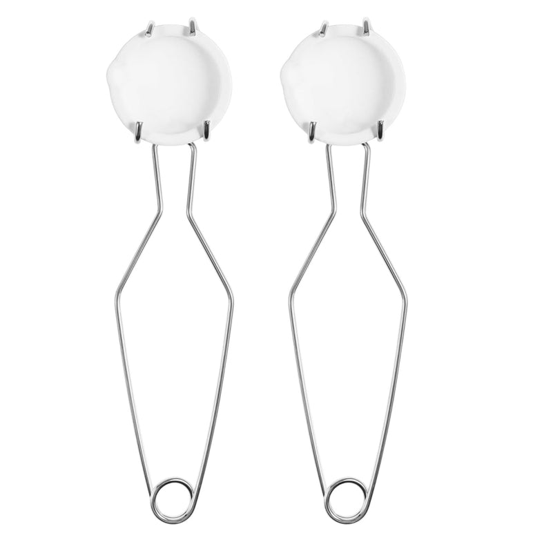 2A Mini Melting Ceramic Crucibles with Handle Tongs for Gold & Silver ...