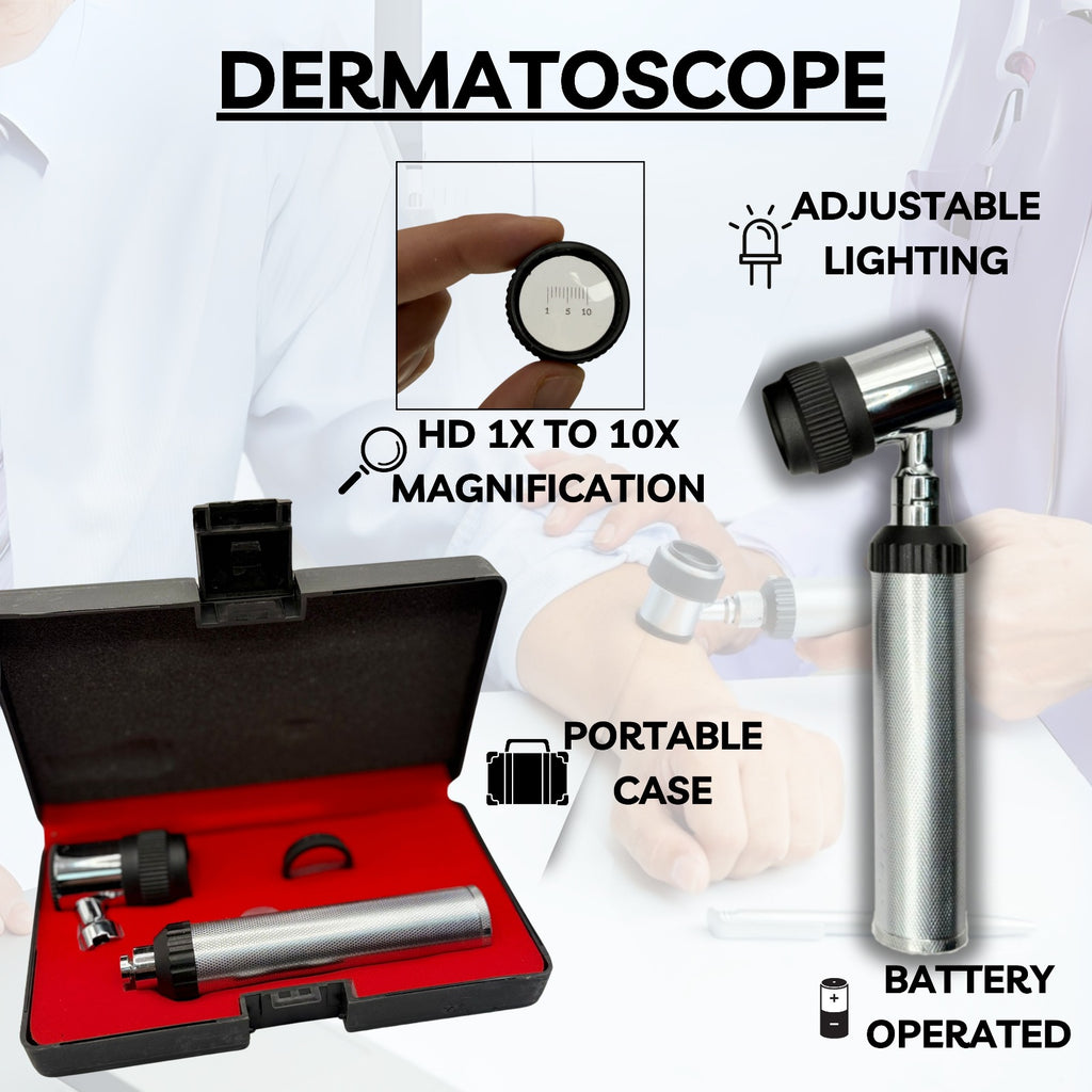 Veterinary Dermatoscope Skin Dermatology Set Skin Diagnostic KIT