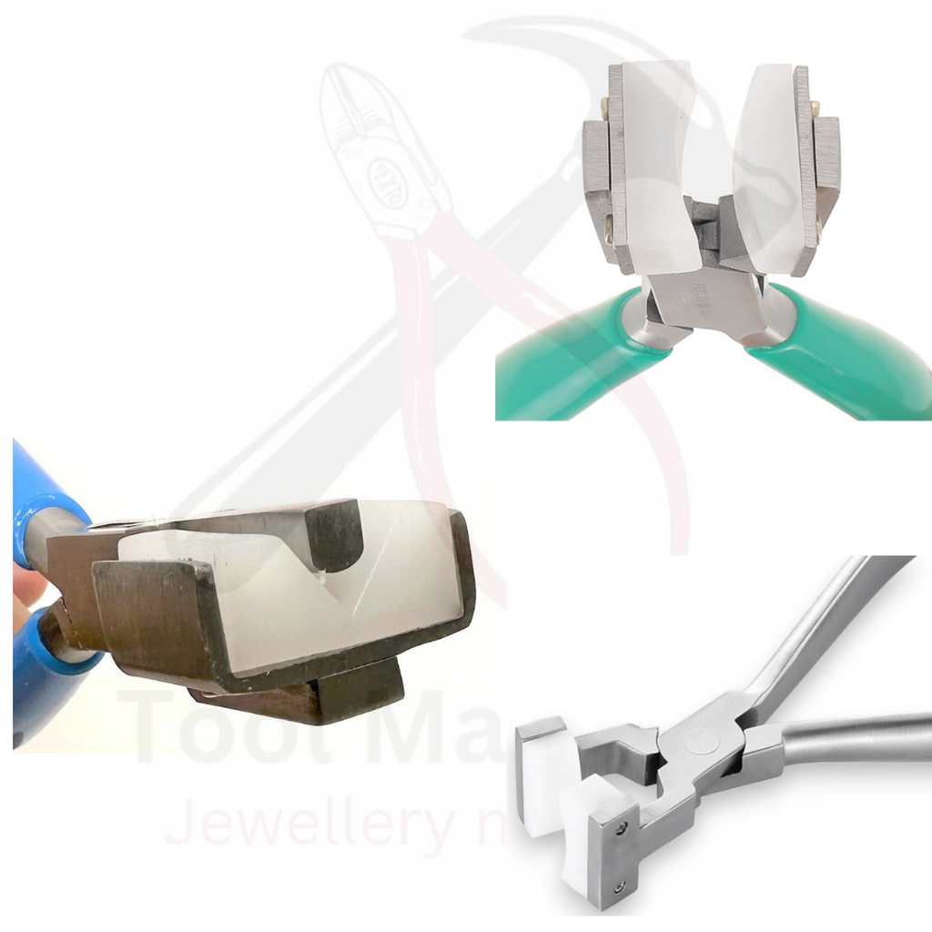 Ring , Bracelet bending shaping v and nylon jaws pliers jewelry bending ...