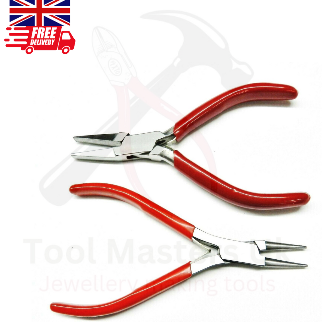 Jewelry Pliers Set -Round and Flat Nose Wire Crafting beading and wire