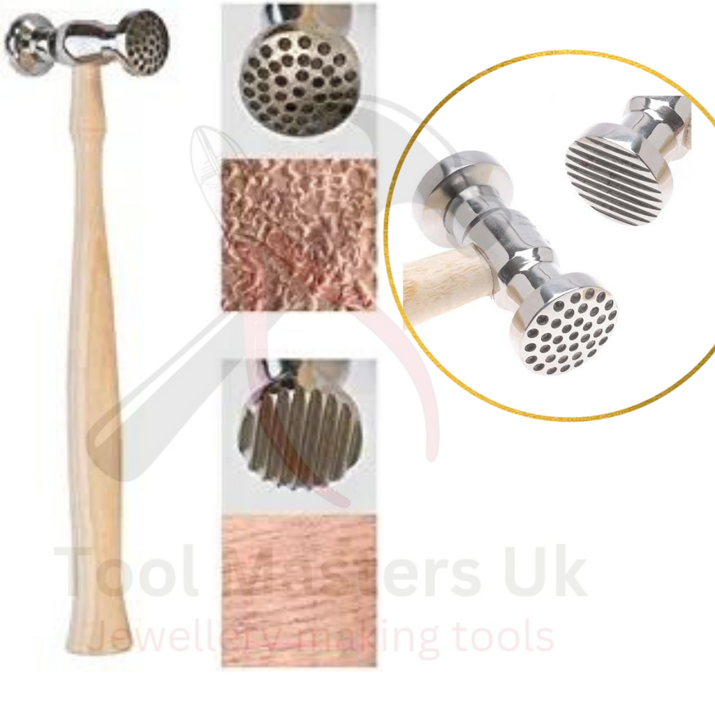 TEXTURING HAMMER: Dimples & Narrow Stripes for Jewelry Making ...