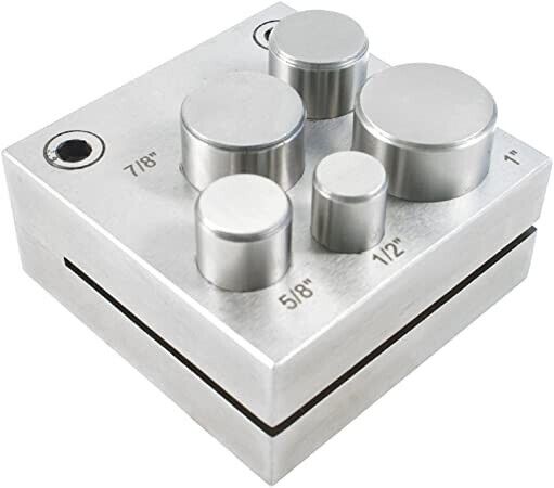 Round Disc Cutter 5 Hole Punching Set | Jewelry Tools | ToolsMasterUK